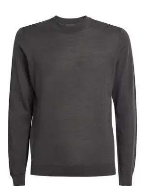 Emporio Armani Wool Sweater Blue