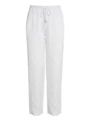 Vilebrequin Linen Drawstring Trousers - White
