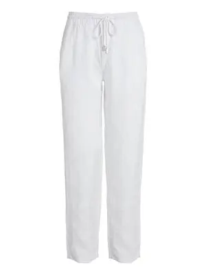 Vilebrequin Linen Drawstring Trousers - White