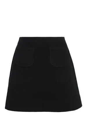 Claudie Pierlot Knitted Mini Skirt - Black