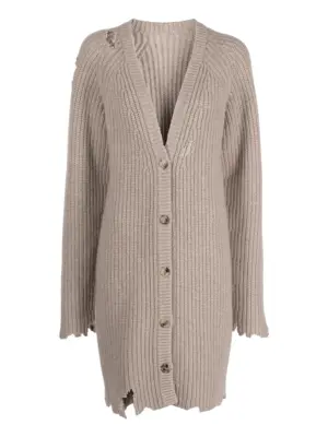 KHAITE The Rory Distressed Cardigan