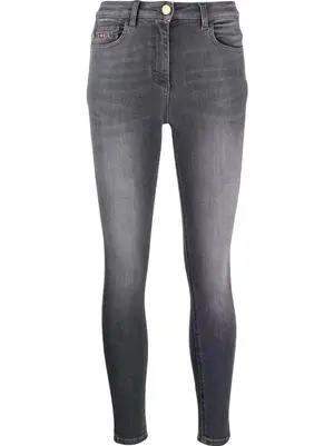 ELISABETTA FRANCHI Logo-Patch Denim Jeans