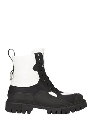 Dolce & Gabbana Chunky Sole Ankle Boots - White