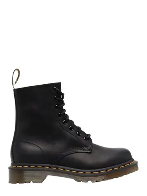 Dr. Martens 1460 Serena Faux Shearling-lined Boots - Black