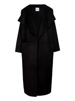 TOTEME Signature Wool And Cashmere Coat - Black