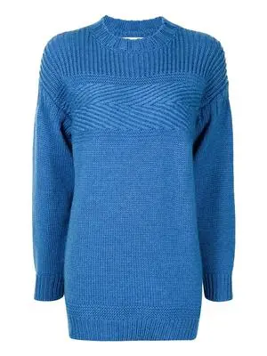 MARANT ETOILE Long-sleeve Knitted Jumper - Blue