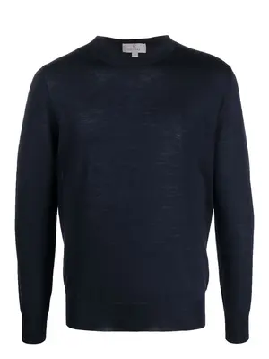 Canali Fine-knit Sweater - Blue