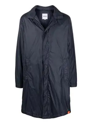 Aspesi Hooded Parka Coat - Blue