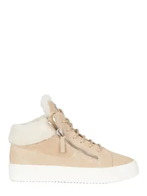 GIUSEPPE ZANOTTI Kriss Winter Mid-top Sneakers - Neutrals