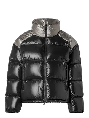 Moncler Cuscute Two-tone Quilted Down Jacket - Black