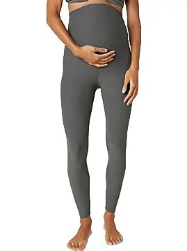 Beyond Yoga Space Dyed Love The Bump Maternity Leggings Pewter Heather