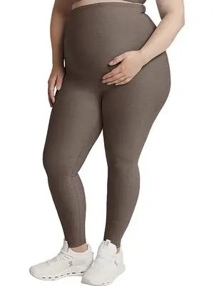 Beyond Yoga Space Dyed Love The Bump Maternity Leggings Soft Umber