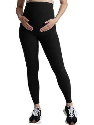 Beyond Yoga Space Dyed Love The Bump Maternity Leggings - True Gray