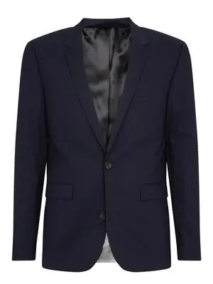 Sandro Wool-blend Suit Jacket - Blue