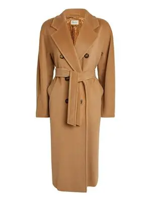 Max Mara Madame Icon Virgin Wool And Cashmere Coat - Beige