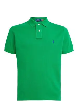 Polo Ralph Lauren Cotton Mesh Custom-Fit Polo Shirt Green