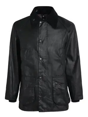 Barbour Waxed Bedale Jacket - Black