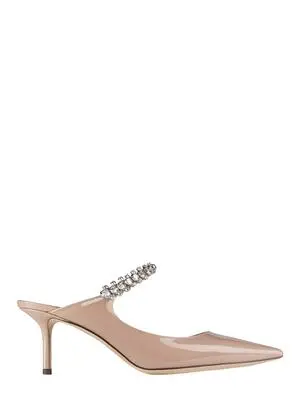 JIMMY CHOO Bing 65 Leather Mules - Pink