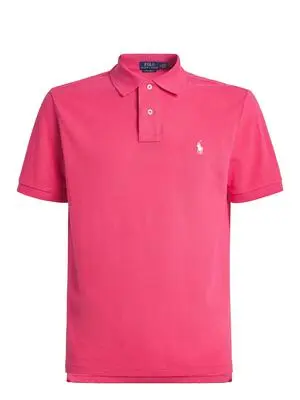 Polo Ralph Lauren Cotton Mesh Custom-fit Polo Shirt Pink