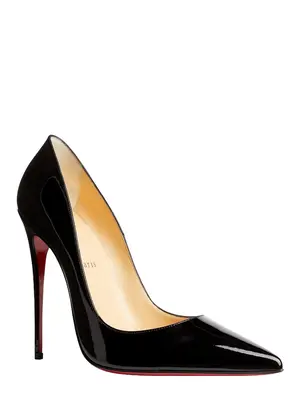 CHRISTIAN LOUBOUTIN So Kate 120 Patent Leather Pumps Multi