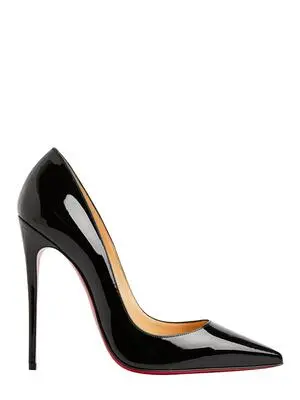 CHRISTIAN LOUBOUTIN So Kate 120 Patent Leather Pumps - Red