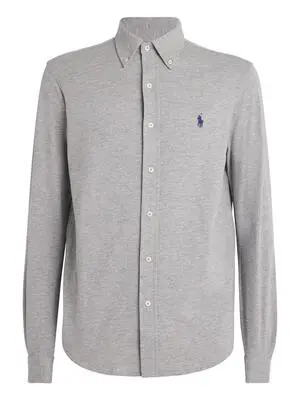 Polo Ralph Lauren Cotton Oxford Shirt - Grey