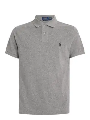 Polo Ralph Lauren Cotton Piqué Polo Shirt Grey