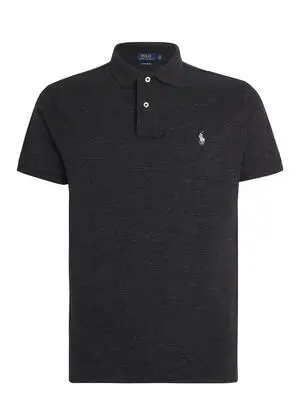 Polo Ralph Lauren Cotton Mesh Custom-fit Polo Shirt Grey