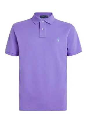 Polo Ralph Lauren Cotton Mesh Custom-fit Polo Shirt - Purple
