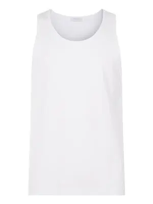 Sunspel Superfine Cotton Vest - White
