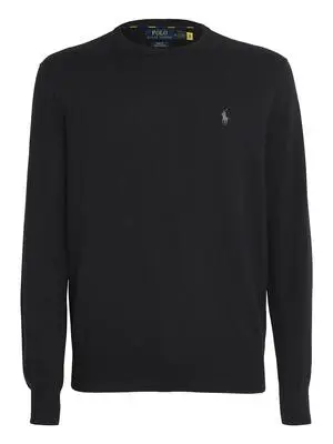 Polo Ralph Lauren Pima Cotton Sweater - Black
