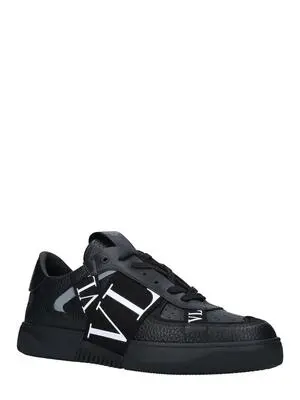 Valentino Garavani Vl7n Leather Sneakers - Black