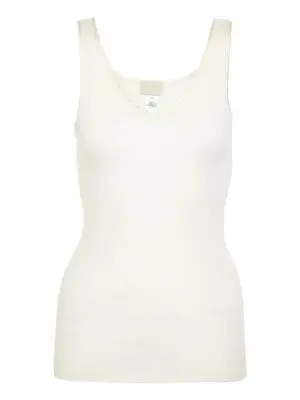Hanro Wool And Silk Tank Top - Green