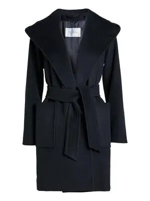 Max Mara Rialto Hooded Coat - Blue