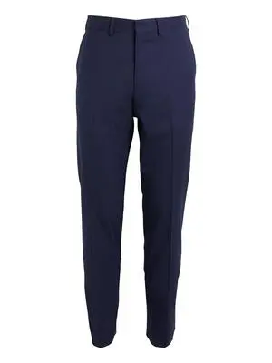 Ralph Lauren Purple Label Wool Serge Straight Trousers - Navy