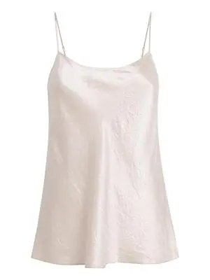 Vince Satin Cami Top - Beige
