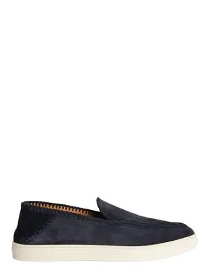 Giorgio Armani Suede Loafers - Blue