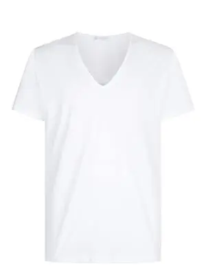 Sunspel V-neck Lounge Top - White