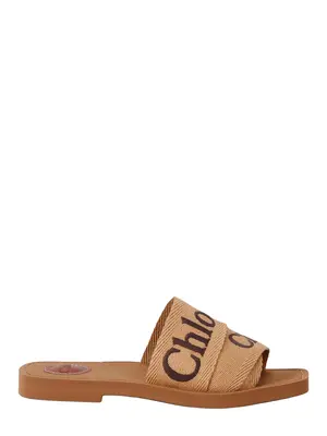 Chloé Woody Mules Beige