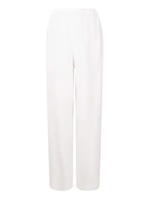 ESKANDAR Wide-Leg Silk Trousers