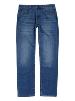7 For All Mankind Standard Straight Jeans - Blue
