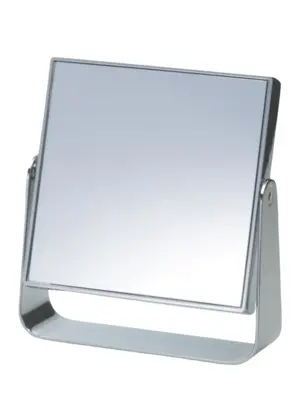 DECOR WALTHER Double Sided Cosmetic Mirror - Silver