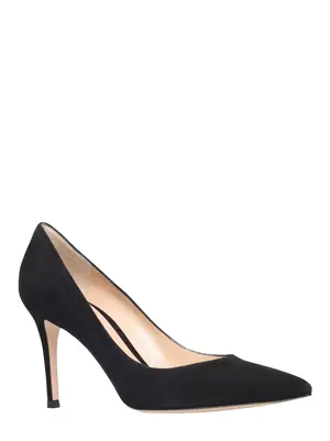GIANVITO ROSSI Suede Pumps 85 - Black