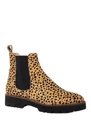 PATRICIA GREEN Patricia Green Lug Sole Chelsea Boot Leopard