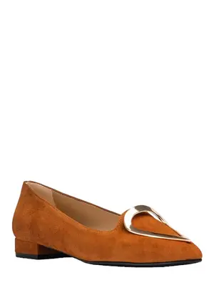 JON JOSEF Jon Josef Reina Flat Brandy Suede