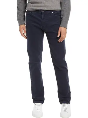 Ag AG Tellis Slim Fit Corduroy Pants Blue Express