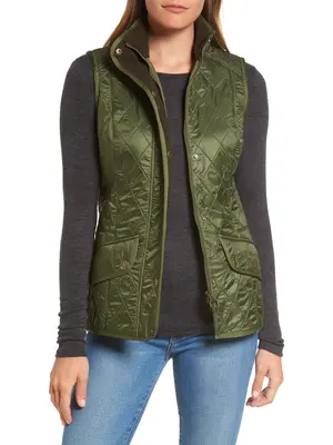 Barbour Barbour Cavalry Fleece Lined Vest Kelp/ Olive