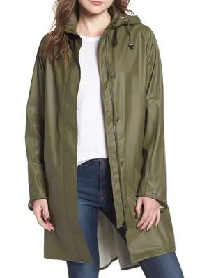 ILSE JACOBSEN Ilse Jacobsen Hooded Raincoat Army