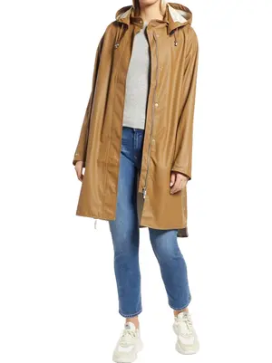 ILSE JACOBSEN Ilse Jacobsen Hooded Raincoat Otter