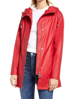 ILSE JACOBSEN Ilse Jacobsen Raincoat Deep Red